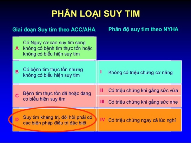 Tầm quan trọng của phân loại suy tim để chẩn đoán bệnh tim mạch